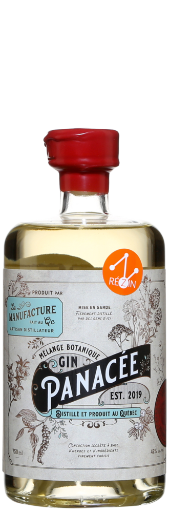 Gin Panacée affiné en fût de chêne | réZin